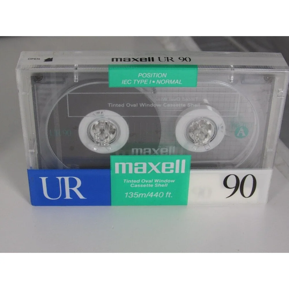 Media | Maxell Ur 9 Cassette Tape 135m 440ft Normal Iec Type I Lot Of 3 ...